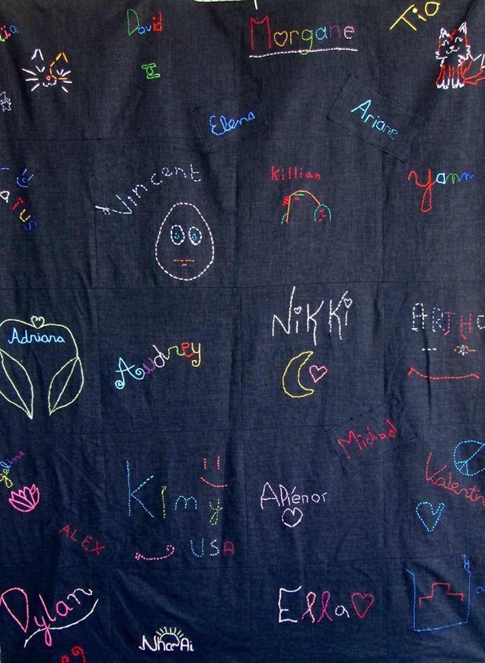 Children Paint! Textile Art – Children Paint The Masters