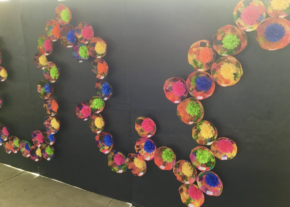 TK and Kindergarten Collaborative Installation Art- Chihuly Style ...
